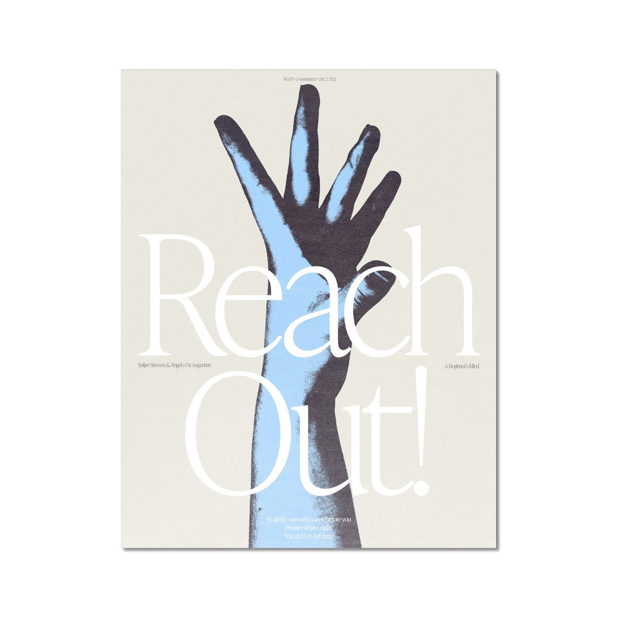 No. 117 Reach Out! Poster – The Oversettext Store